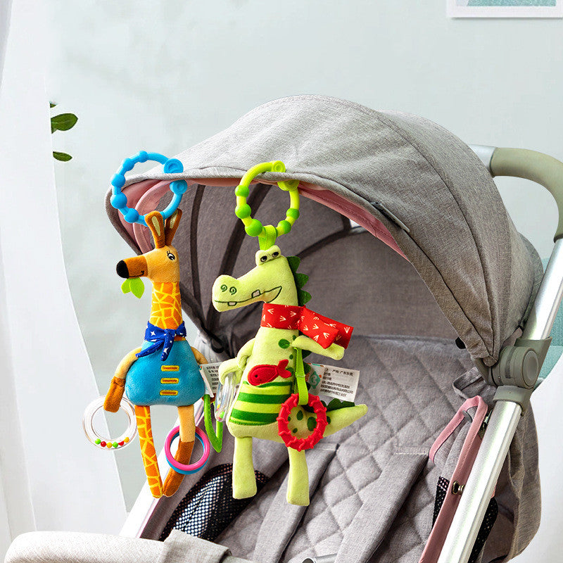 Soft Giraffe Infant Crib Bed Stroller Spiral for Newborns