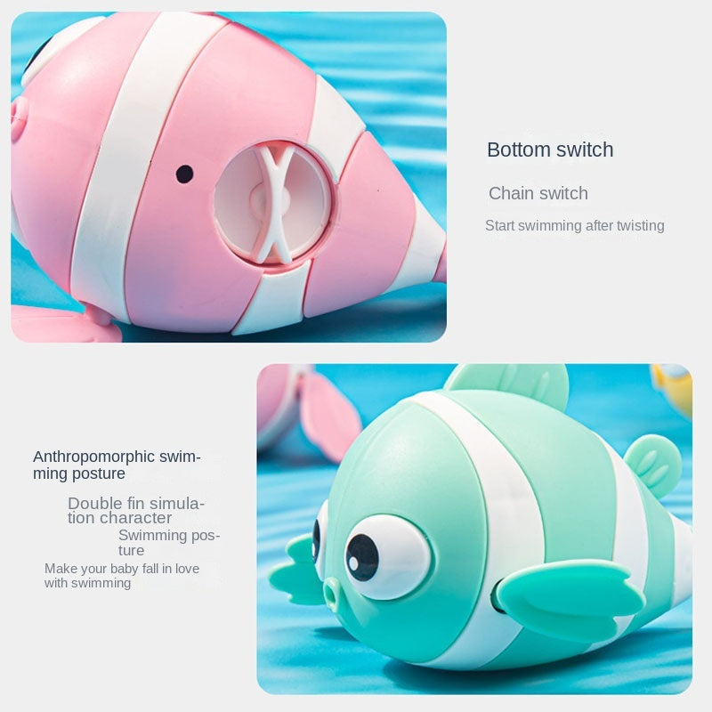 Baby Bath Toys Cute Swimming Fish Cartoon